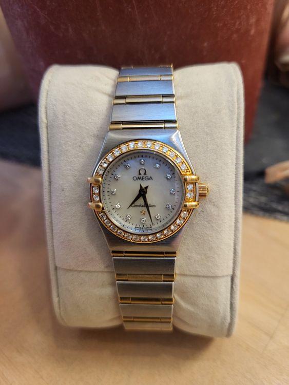 Omega Constellation 22mm Mother of Pearl Dial Diamonds (Gebraucht) in ...