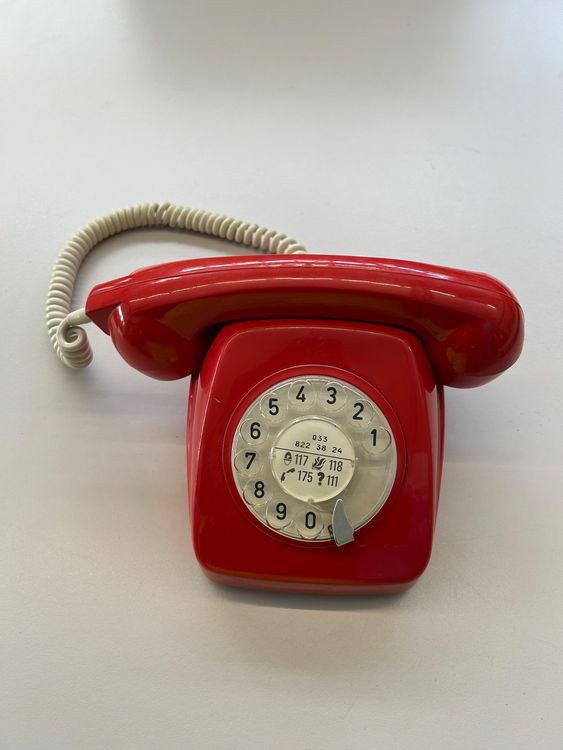 Wählscheiben Telefon Vintage Mid Century Deko 60er Antik (Gebraucht) in ...