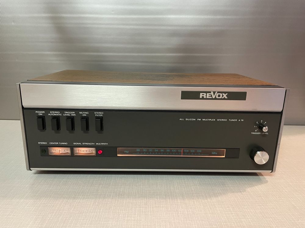 REVOX Tuner A76 + REVOX Verstärker A78 (Gebraucht) in Egnach für CHF 96 – mit Lieferung auf ...