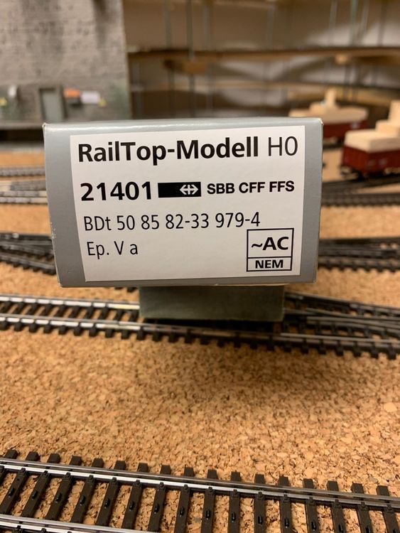 RAILTOP-MODELL N. 21401 - VETTURA PILOTA BDt SBB H0 WS | Kaufen auf Ricardo