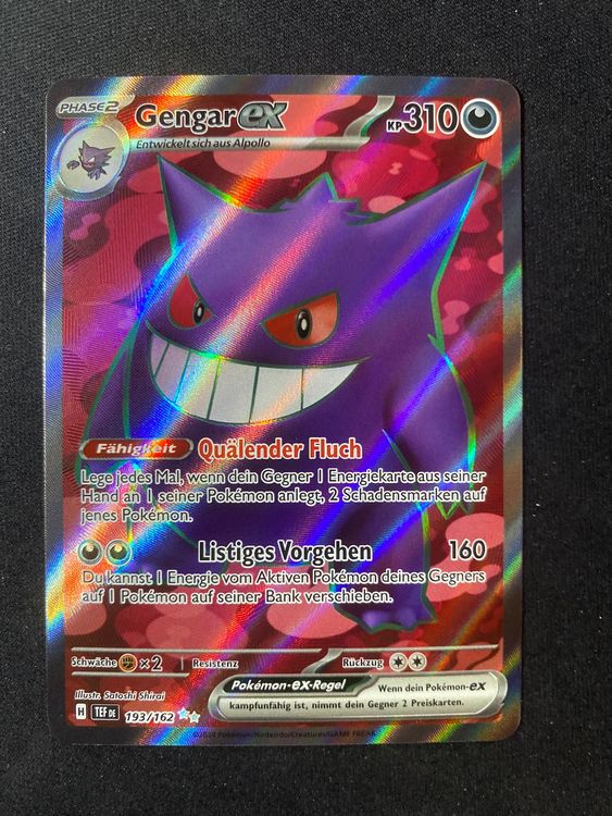 Gengar ex 193 - Ultra Rare - Temporal Forces - DE (Neu (gemäss ...
