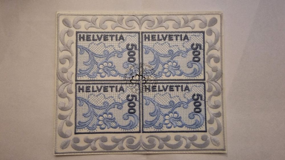 Naba 2000, Stickereimarke im ET-gestempelten Viererblock (Neu (gemäss Beschreibung)) in Zumikon ...