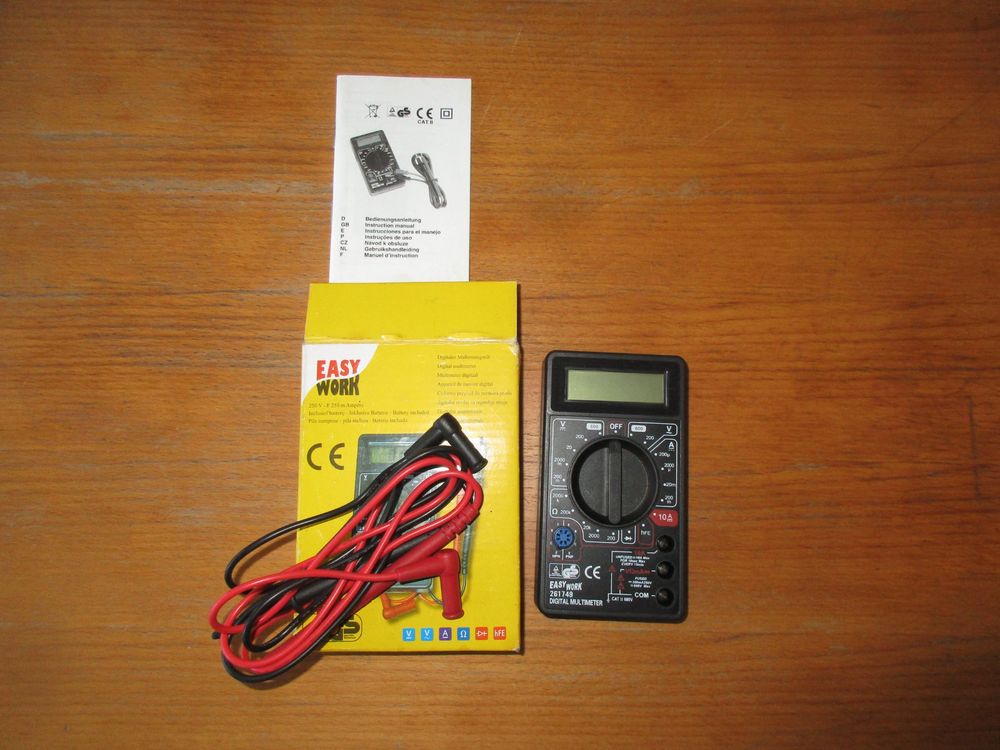 Digital Multimeter EASY WORK, neu (Neu (gemäss Beschreibung)) in für ...