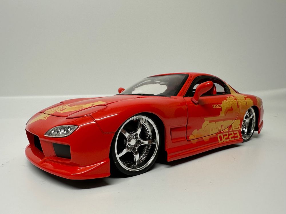 Mazda RX-7 1:24, rot, Fast&Furious, Jada Toys | Kaufen auf Ricardo