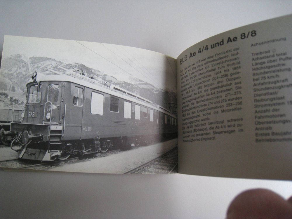 Schweizer Lokomotiven + Triebwagen 1976 (Gebraucht) in Buchs ZH für CHF 6 – mit Lieferung auf ...