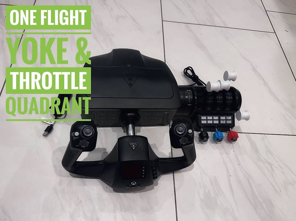 Turtle Beach VelocityOne Flight Yoke & Throttle Quadrant (Ne (Gebraucht ...