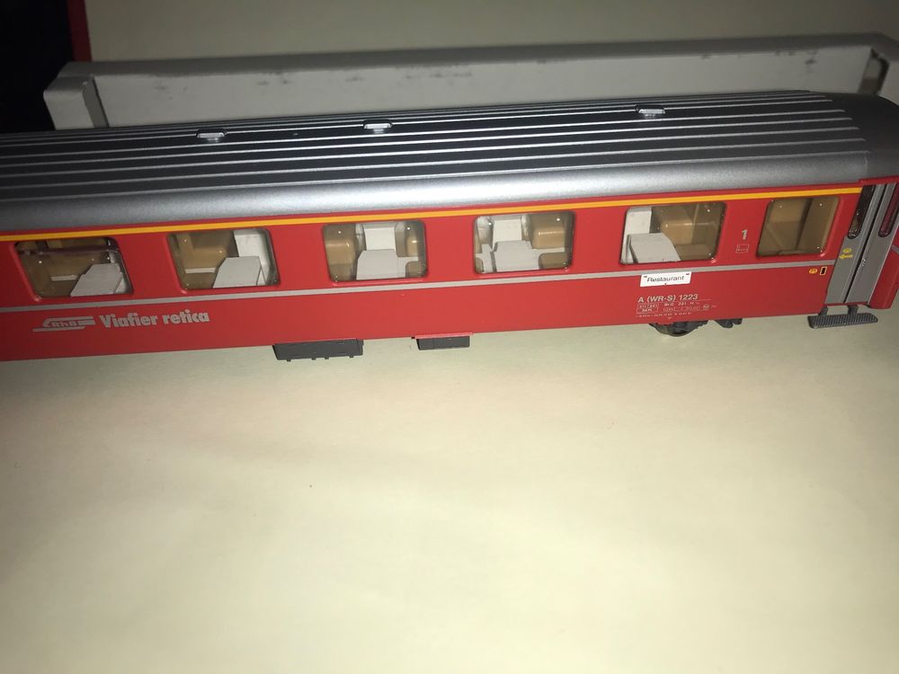 Behelfspeisewagen RhB, A(WR-S) 1223, Bemo, neuwertig mit OVP | Kaufen ...