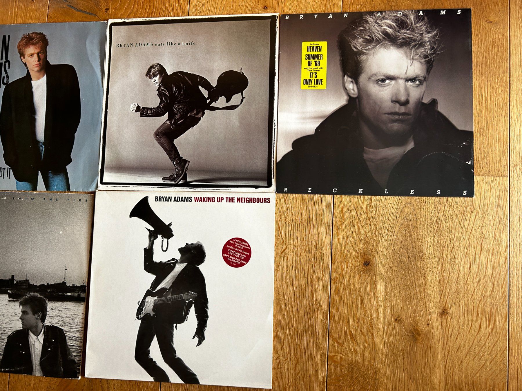 LP Sammlung Bryan Adams, 8 LPs, teils selten, div. Pressung (Gebraucht ...