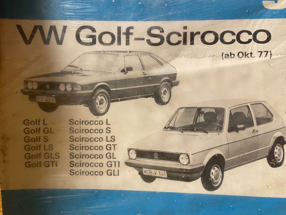 BUCHELI 316 /317 - Rep. Anl. zu VW Golf / Scirocco ab Okt.77 (Gebraucht ...
