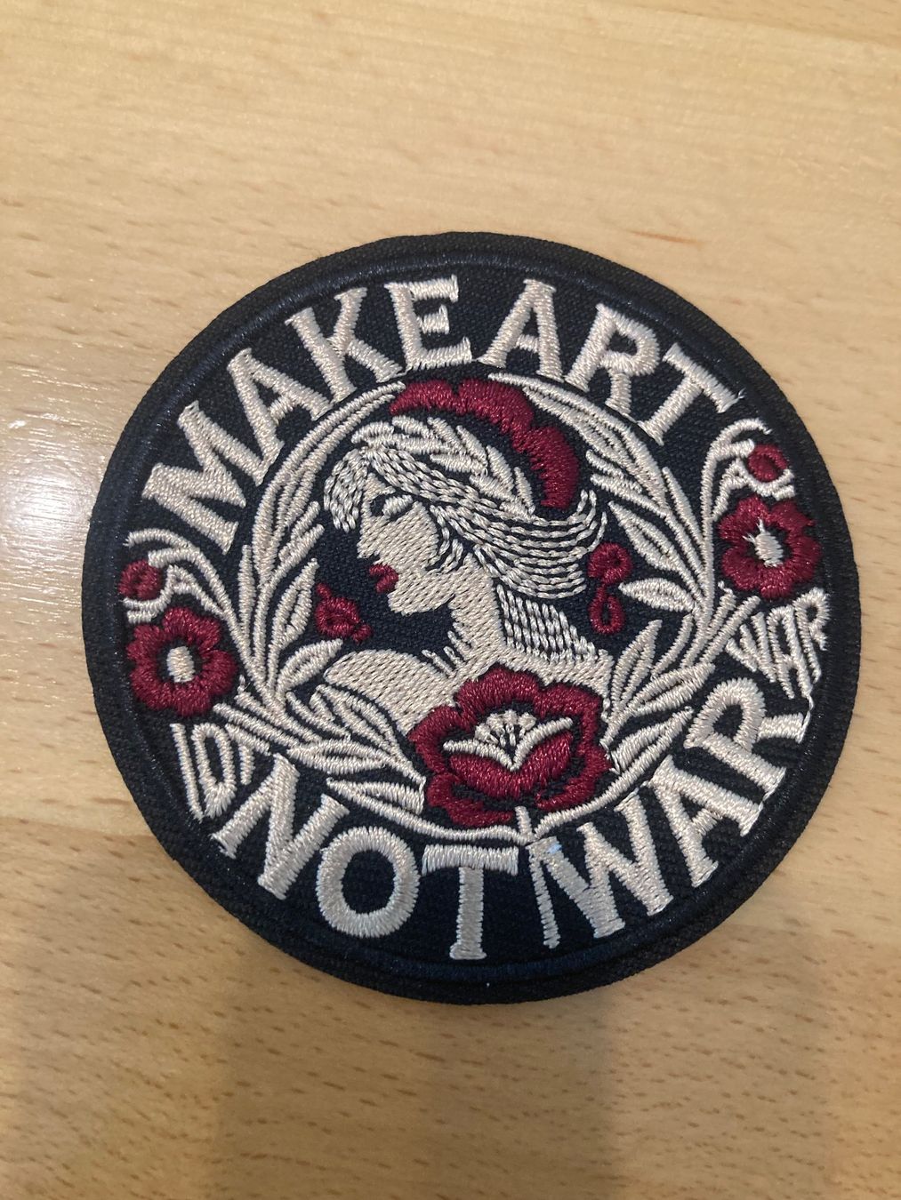 Make Art Not War Patch Sticker Aufnäher 102 (Neu (gemäss Beschreibung ...