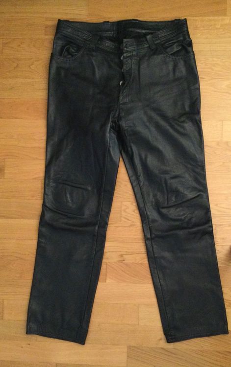 Lederhose schwarz Rindsleder Mr Chaps Leatherworks (Neu (gemäss ...