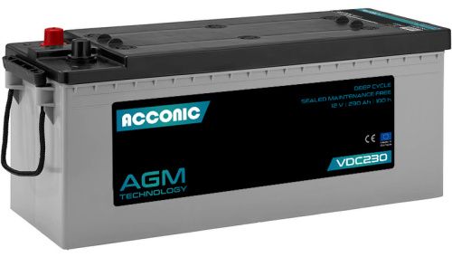 ACCONIC VDC230 Deep Cycle AGM 230Ah Batt (Neu und originalverpackt) in ...