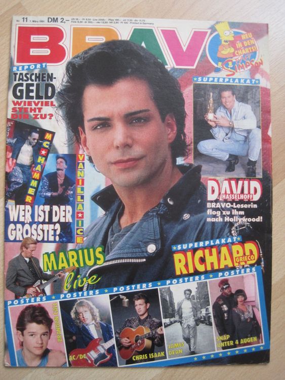 Bravo Nr 11 v 7 März 1991 AC/DC Hasselhoff MC Hammer &&& (Gebraucht) in Gossau SG für CHF 18 ...