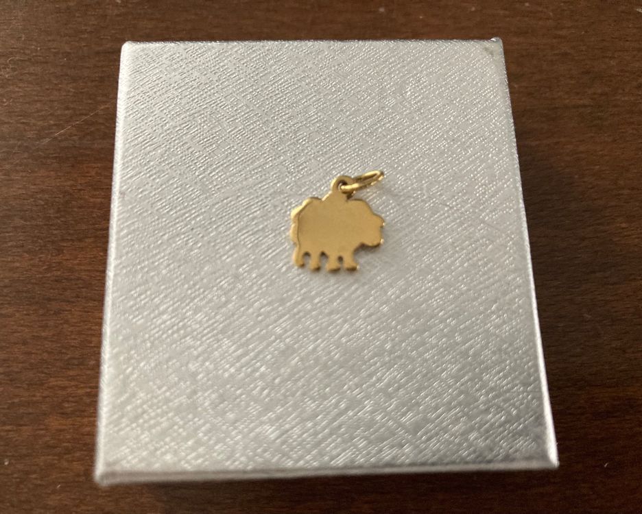 Gold Anhänger Schaf Sheep Schäfchen Mouton 750 18k f. Kette (Gebraucht) in Lyss für CHF 73 – mit ...