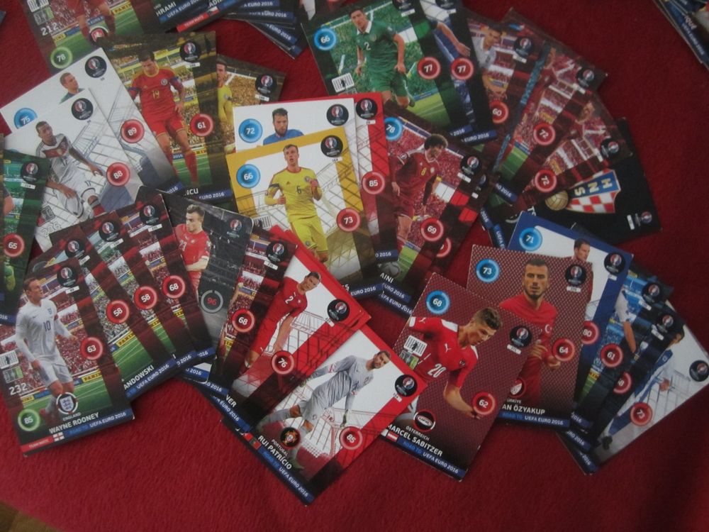 LOT PANINI ROAD TO UEFA EURO 2016(ADRENALYN XL CARDS) (Gebraucht) in ...
