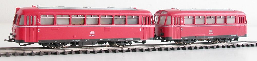 Märklin Schienenbus mit Beiwagen Typ 795 / 995 DB Spur H0 (Gebraucht ...