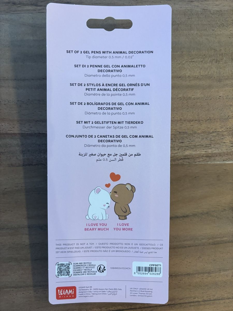 Legami - Valentinstag Limited Edition 2025 - Beary in Love (Neu und ...