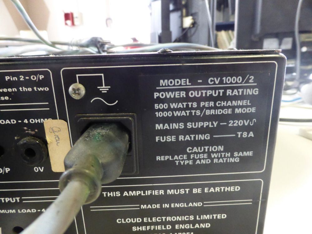 Cloud CV1000 Mosfet Power Amplifier (Gebraucht) in Brügg BE für CHF 50 ...