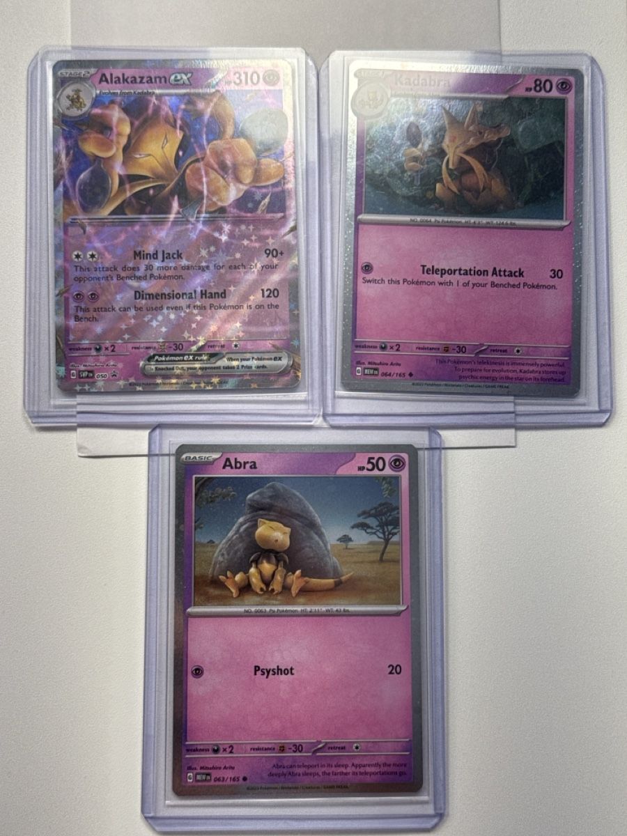 Pokemon | Abra, Kadabra & Alakazam EX (Neu (gemäss Beschreibung)) in ...