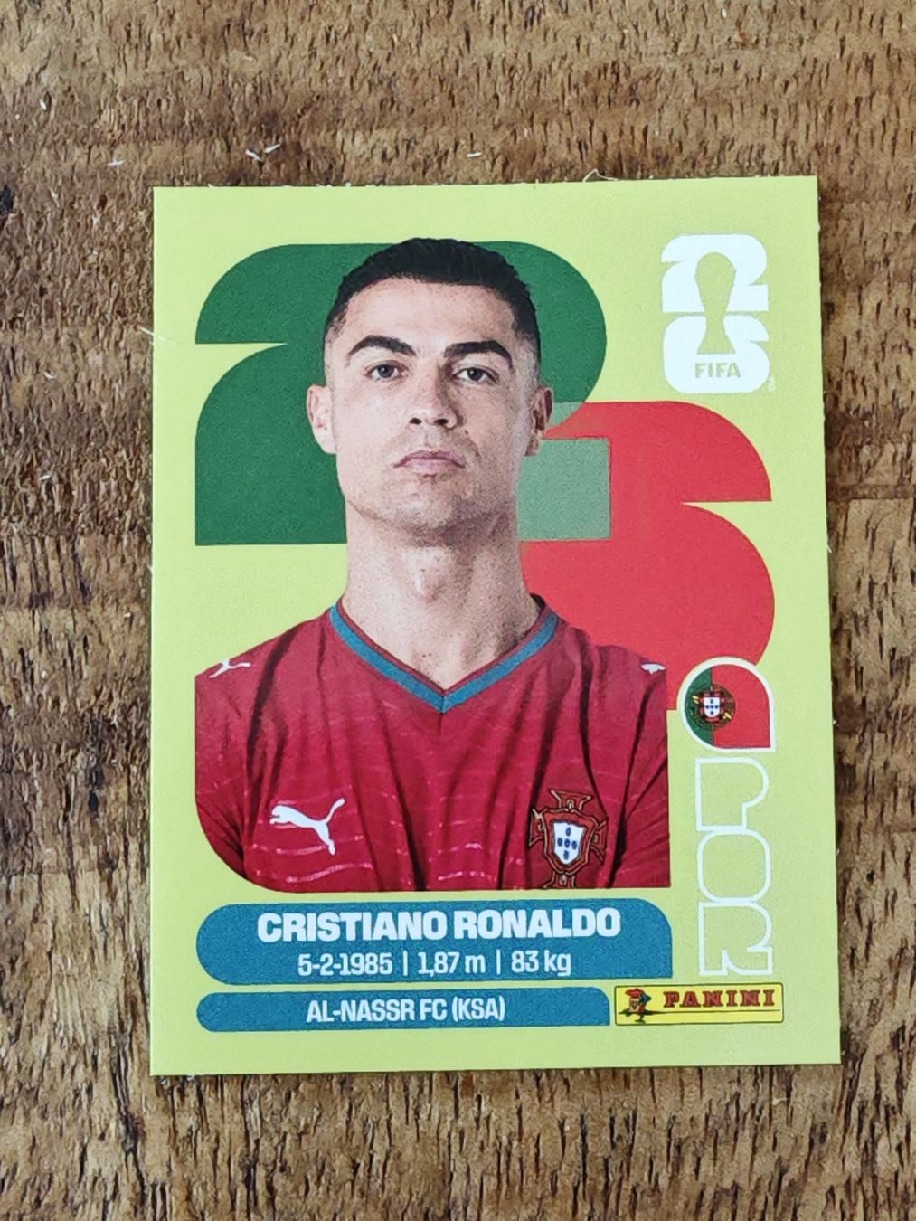 Cristiano Ronaldo Panini FIFA WM 2026 Sticker - Selten! (Neu (gemäss ...