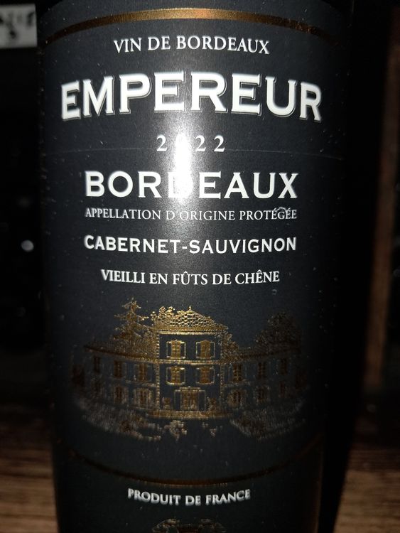 Bordeaux empereur Cabernet-sauvignon 2022 (Neu und originalverpackt) in ...