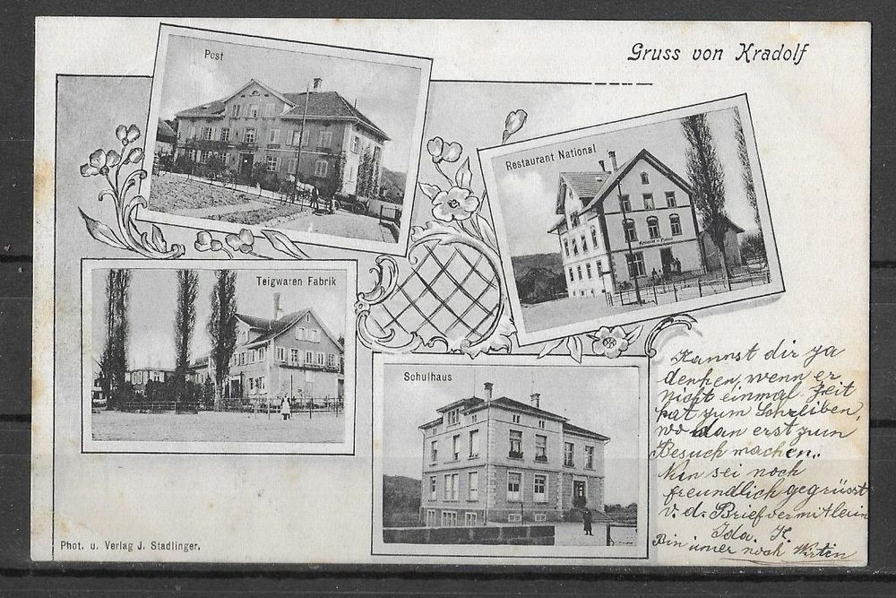 TG Gruss aus Kradolf 1906 (Gebraucht) in Schocherswil für CHF 25 – mit ...