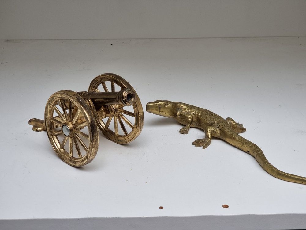 2 Messing Figuren (Gebraucht) in Zürich für CHF 20 – mit Lieferung auf Ricardo kaufen