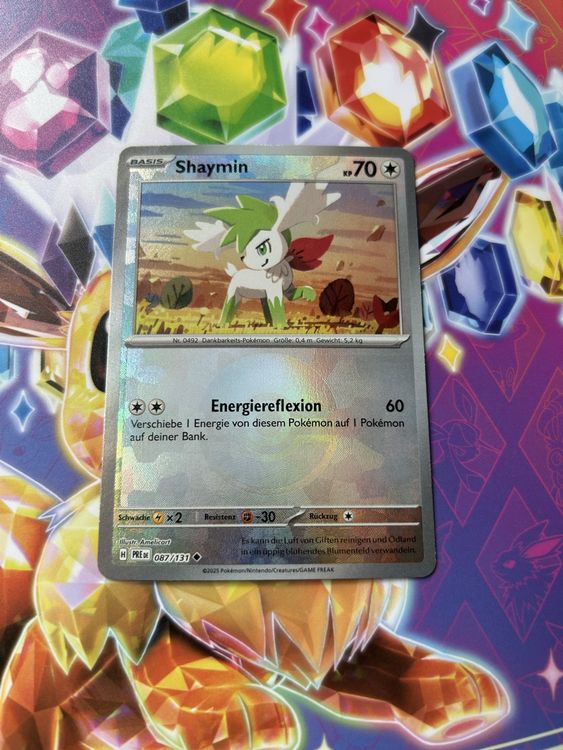 Prismatic evolutions Shaymin Pokeball version 🇩🇪 (Neu (gemäss ...