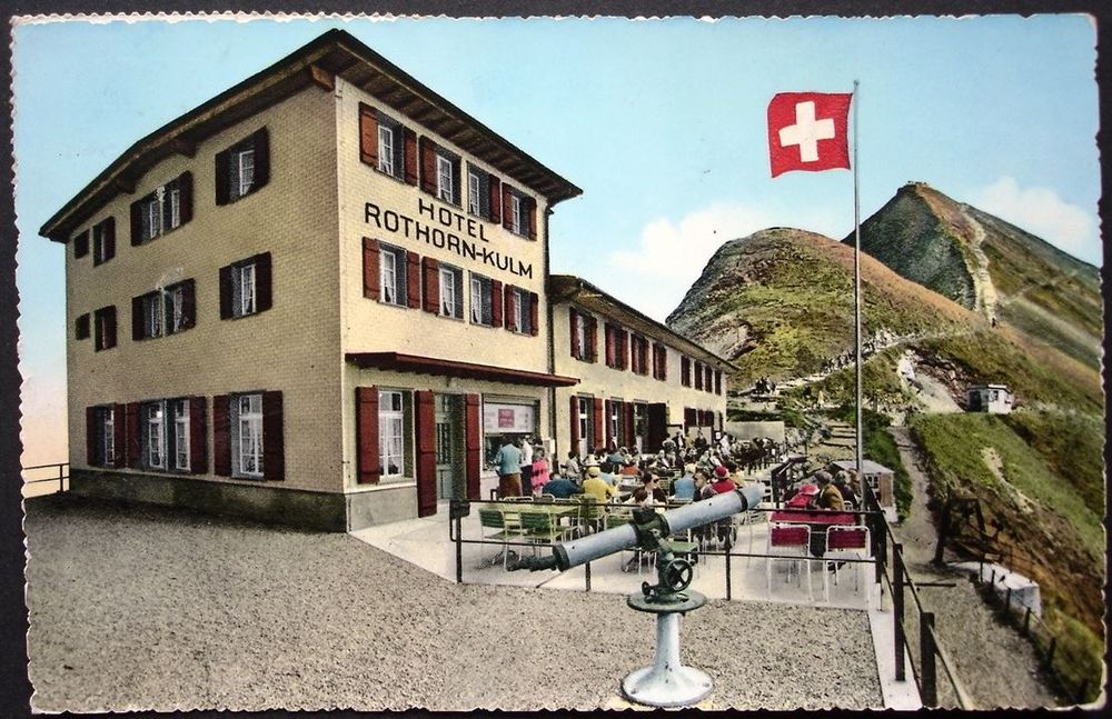 BRIENZER ROTHORN Hotel Restaurant mit Gipfel, belebt | Acheter sur Ricardo