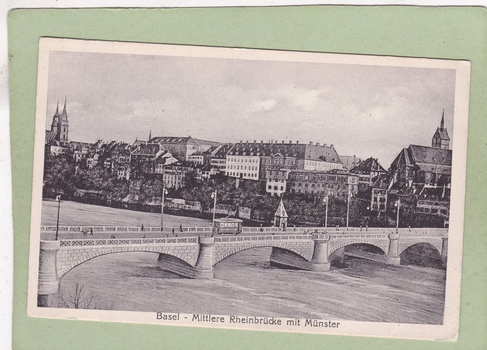 Basel Mittlere Rheinbrücke mit Münster (Gebraucht) in Herisau für CHF 2 – mit Lieferung auf ...