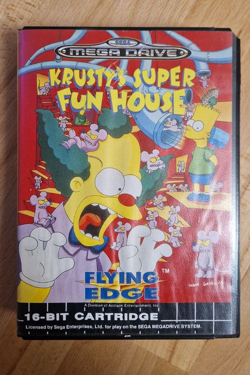 Sega Mega Drive Krustys Super Fun House Komplett (Gebraucht) in für CHF ...