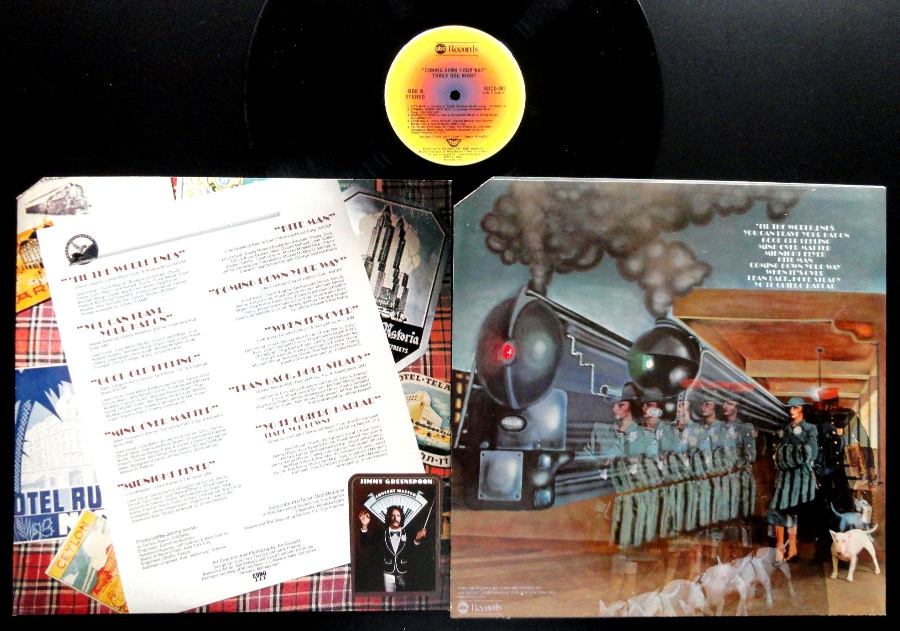 LP THREE DOG NIGHT coming down your way ABC USA 1975 (Gebraucht) in ...