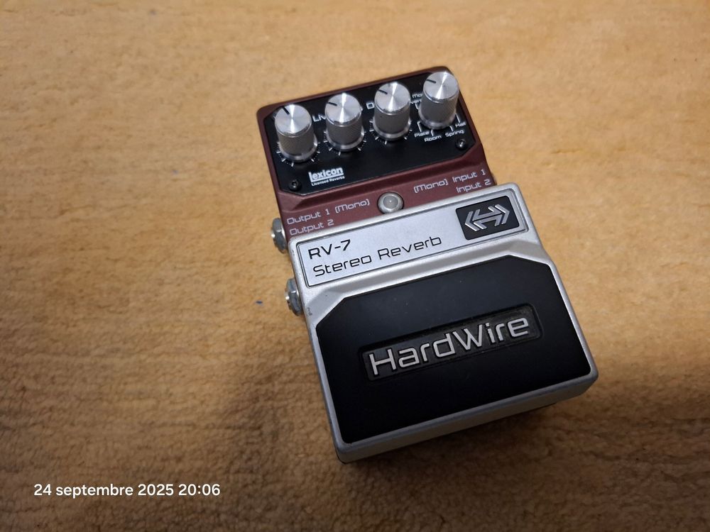 Hardwire RV-7 Stereo Reverb by Lexicon - Digitech (D'occasion) à ...