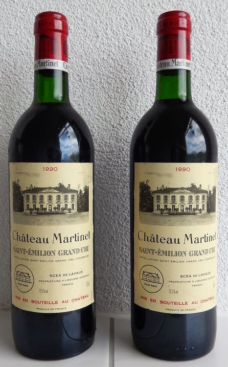 2Fl. Chateau Martinet 1990 Saint-Emilion Grand Cru (Gebraucht) in ...