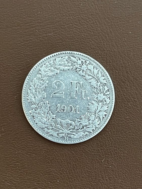 2 Franken Münze, Jahrgang 1901 | Kaufen auf Ricardo