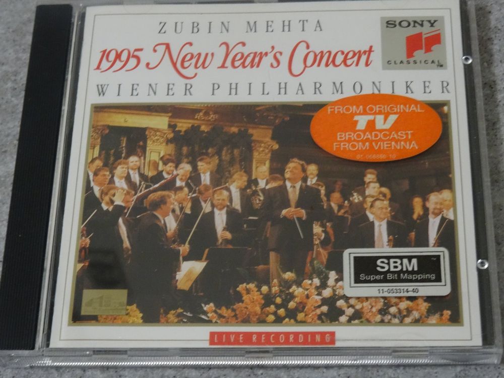 Neujahrskonzert Wiener Philharmoniker 1995 Zubin Mehta CD (Gebraucht ...