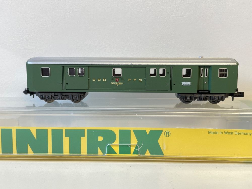 Minitrix 13027 SBB Gepäckwagen (Neu (gemäss Beschreibung)) in ...
