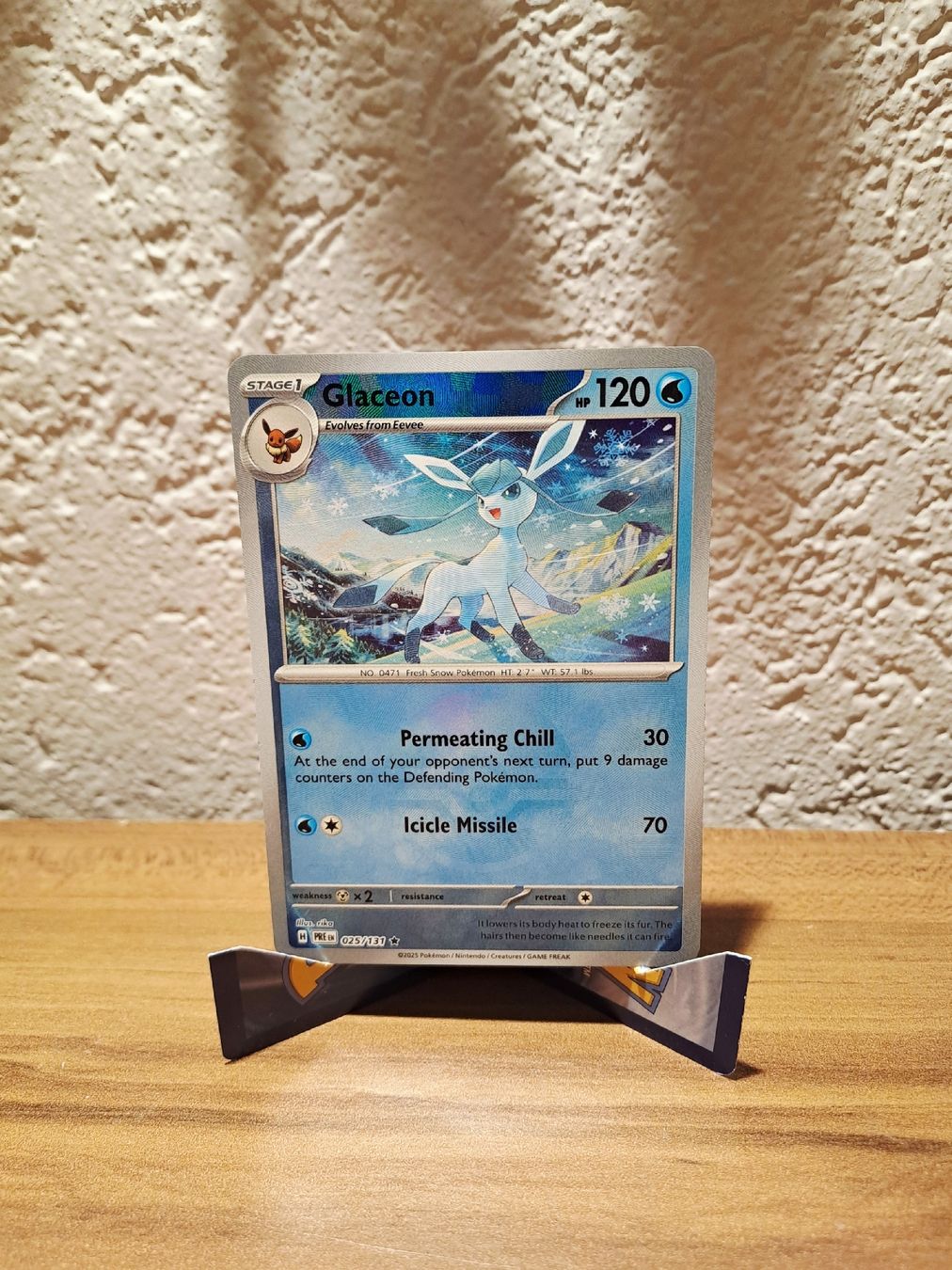 Glaceon Pokeball Reverse 025/131 Prismatic Evolutions (Neuf (Voir ...