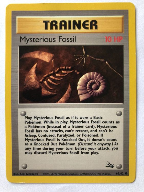 Mysterious Fossil - Base Set - Pokemon (Gebraucht) in Nussbaumen AG für ...