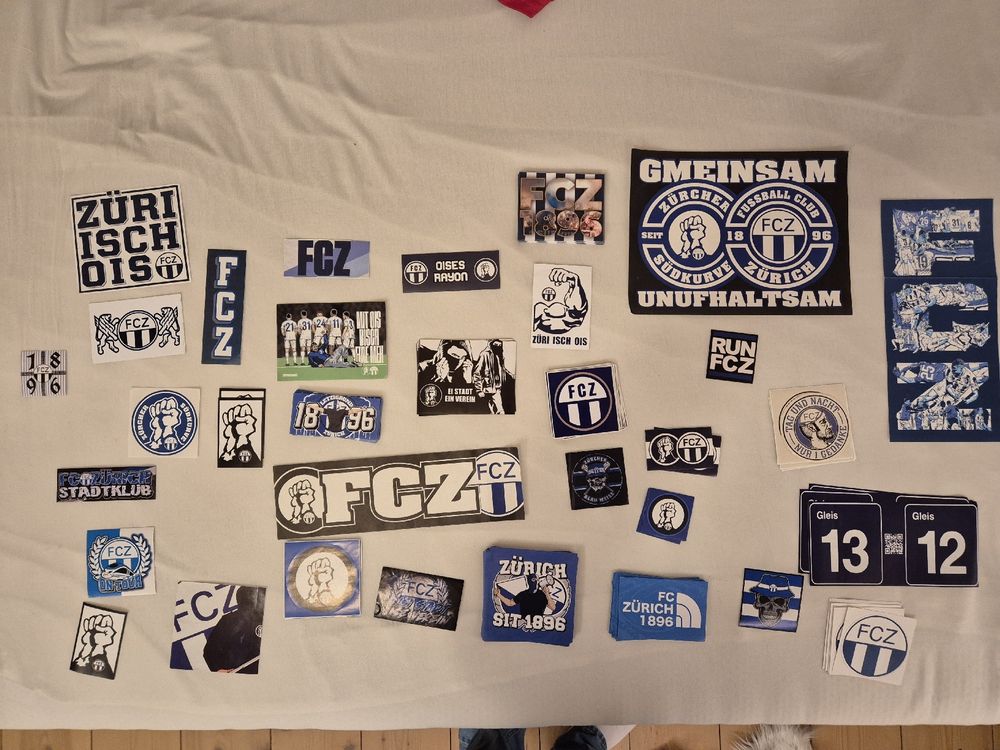 FCZ Sticker Sammlung ca 224 Stück (Neu (gemäss Beschreibung)) in ...