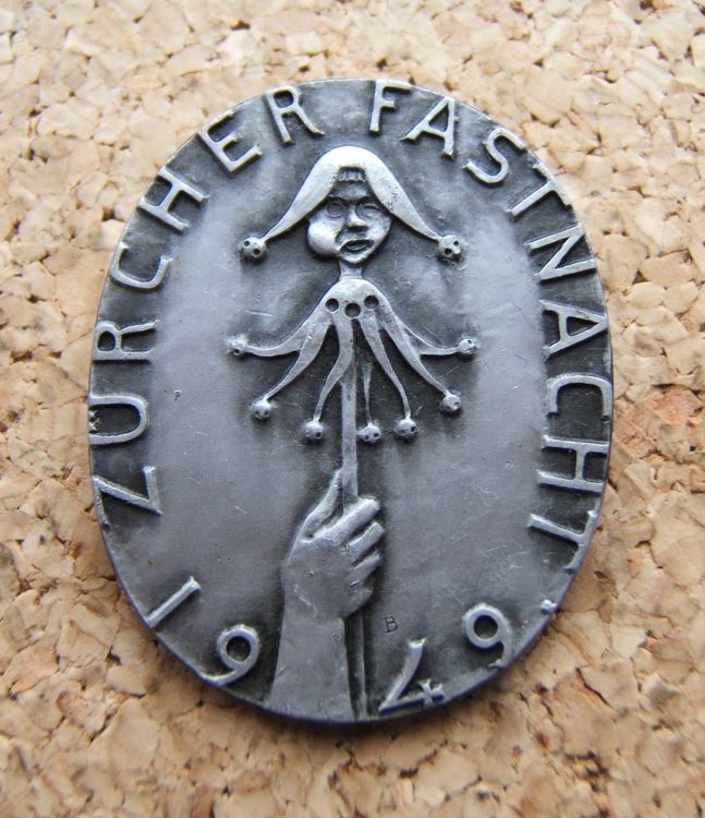 PLAKETTE ZÜRCHER FASNACHT 1949 | Kaufen auf Ricardo