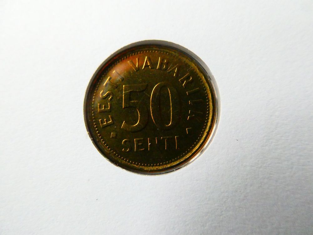 Estland 1992, 50 Senti - unzirkuliert Münzbrief | Kaufen auf Ricardo