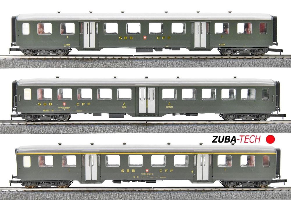 Liliput 3x Leichtstahlwagen SBB H0 GS (Gebraucht) in St. Gallen für CHF 48.5 – mit Lieferung auf ...