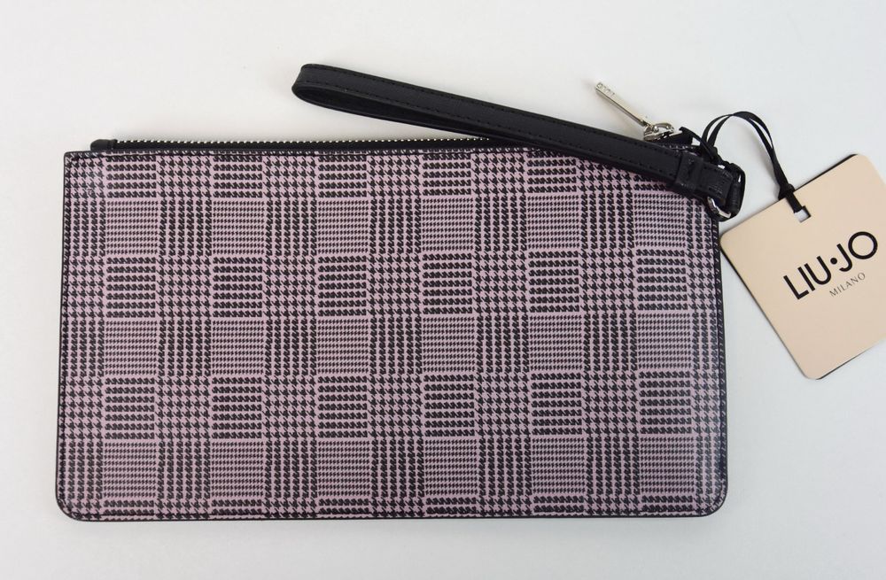 LIU JO Tasche Clutch Portemonnaie/schwarz Lilla/25x14/Neu (Neu und ...