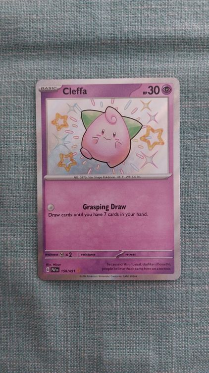 Cleffa baby shiny Paldean Fates (Neu (gemäss Beschreibung)) in ...