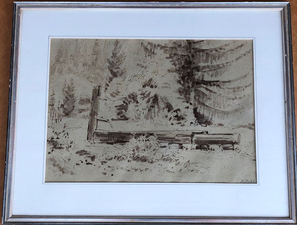 Karl Baumgartner Orig. Aquarell | Kaufen auf Ricardo