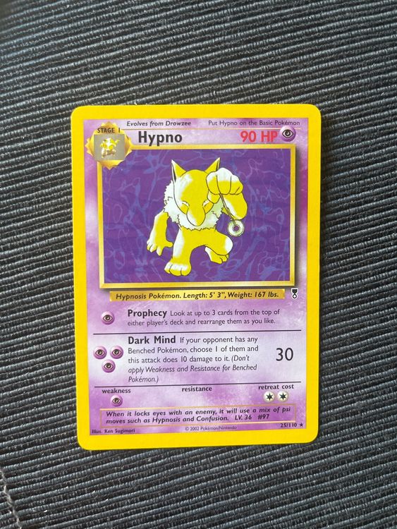 Pokemon Hypno Non Holo Legendary Collection excellent (Gebraucht) in ...