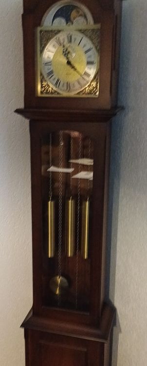 Antike Standuhr mit Mondphase Marke Kieninger H:188×B:40×T: (Gebraucht) in Bowil für CHF 200 ...