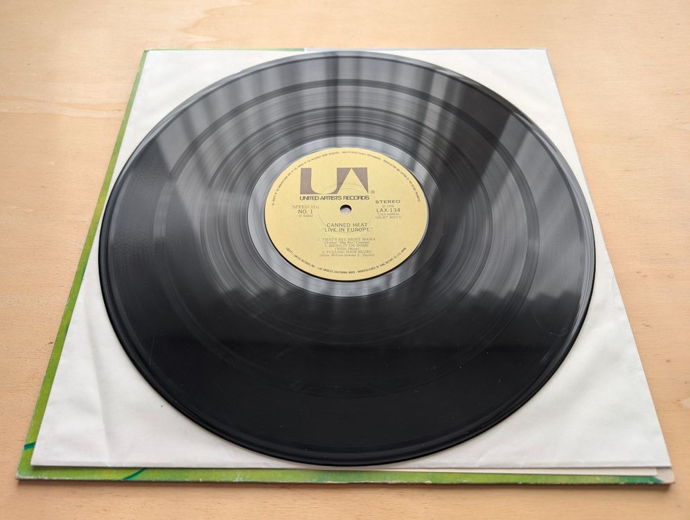 Canned Heat – Recorded Live In Europe JP 78 OIS (Gebraucht) in Honau ...