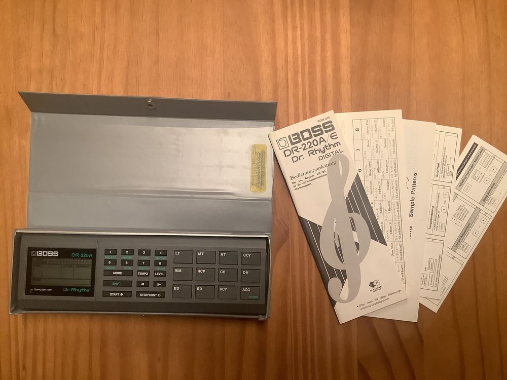 Vintage Drumcomputer Boss Dr. Rhythm DR-220 (Gebraucht) in Teufenthal ...
